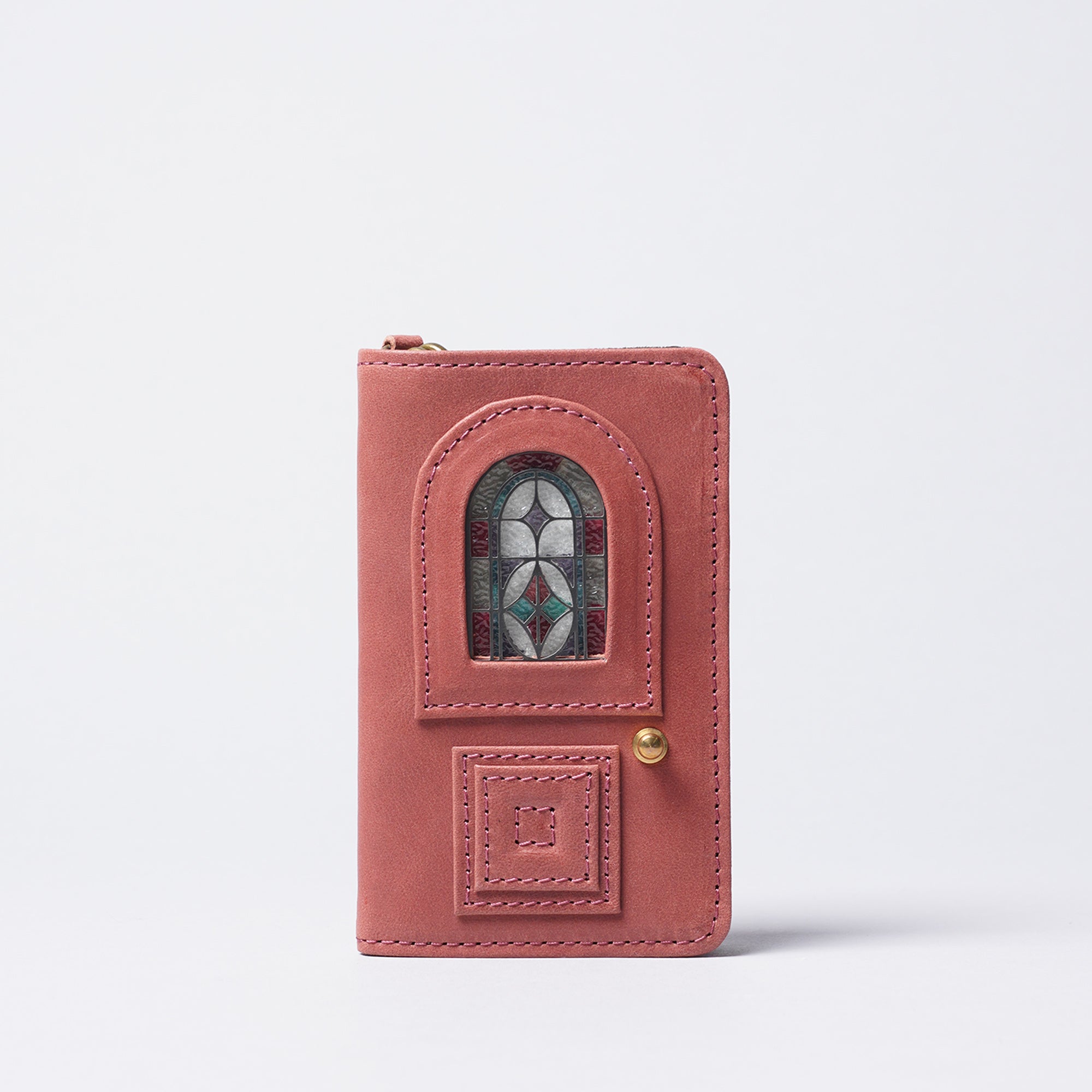 Pass Case (with chain strap) / Red | テーーマ teema
