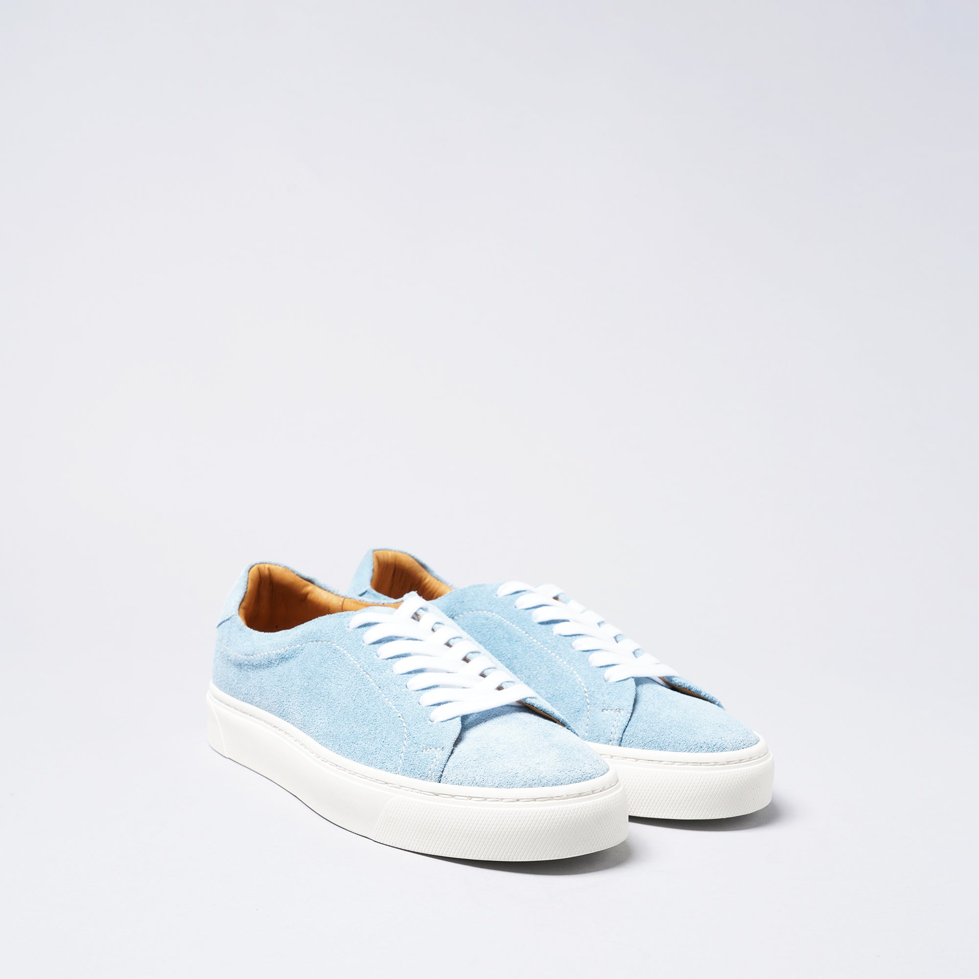 Chester Lace Up Leather Sneaker / Blue | テーーマ teema